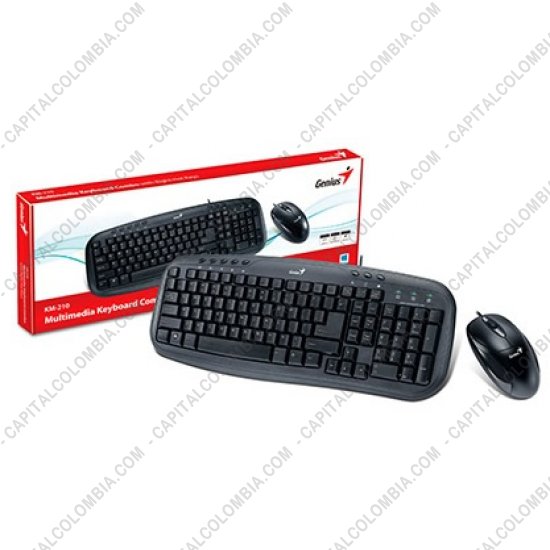 Capital Colombia - Foto No. 1 de Combo teclado y mouse Genius KM-210 ...