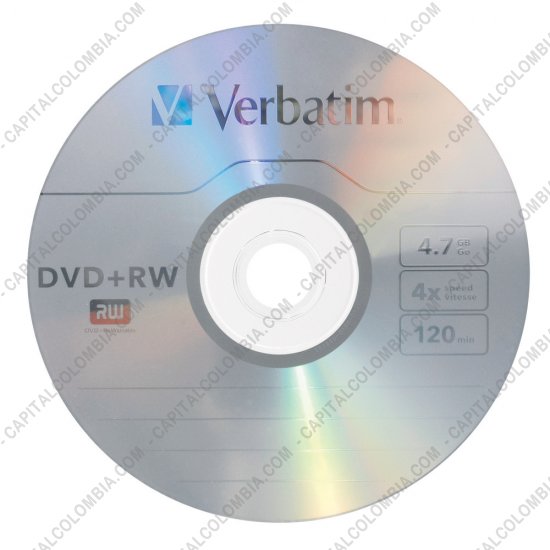 Capital Colombia - Foto No. 2 de DVD+RW Verbatim x 30 unidades, regrabable, velocidad 4x ...
