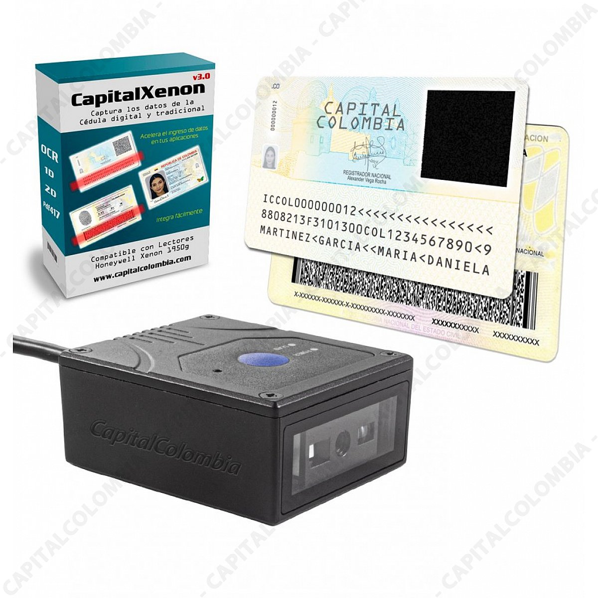 Lector de código de barras 2D/OCR AON FS-205 y CapitalScan - Capital ...