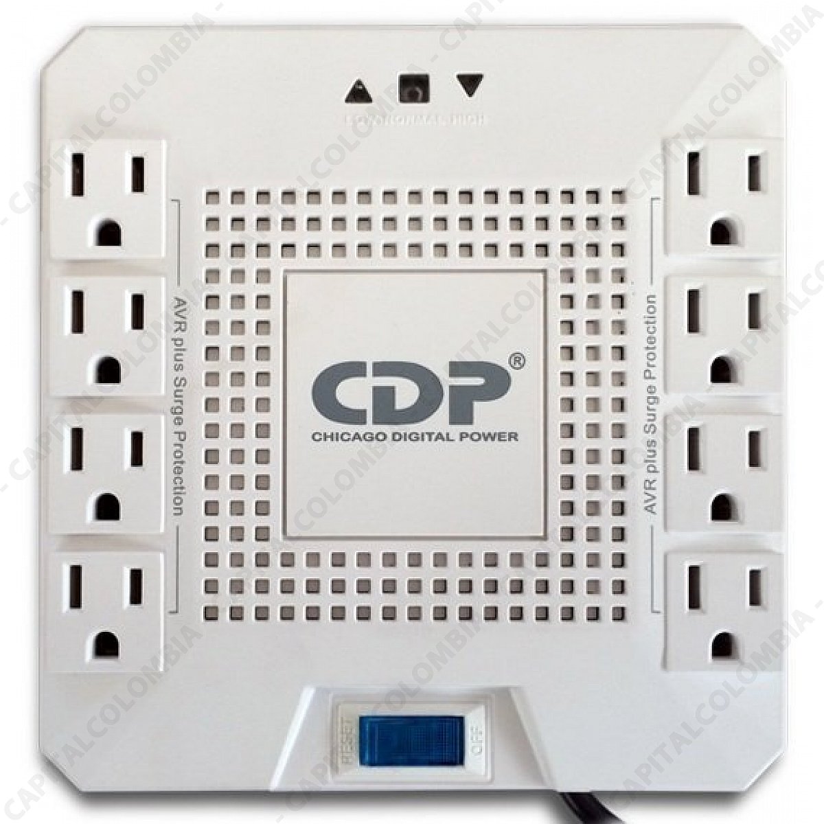 Comprar Online Regulador CDP de voltaje de 1800 VA, 8 NEMA 5-15 - R ...