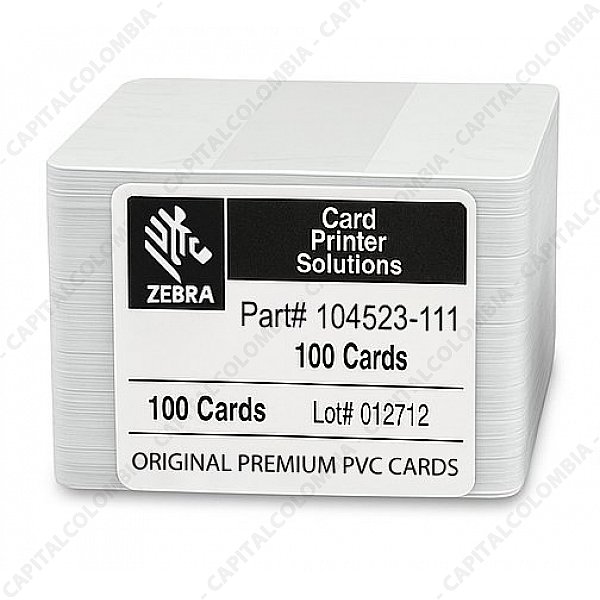 Tarjetas PVC Original x 100und C30 Zebra, Datacard, Magicard - Capital ...