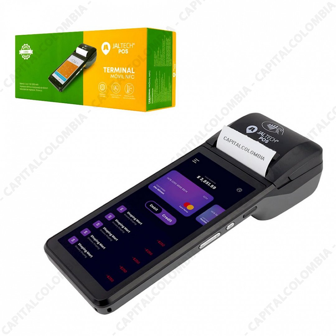 Terminal Portátil 2D/1D Android OctaCore 4G/Wifi Jaltech - Capital Colombia